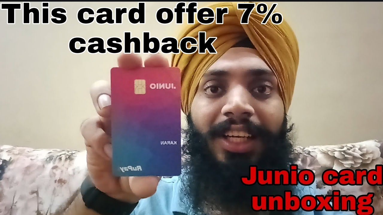 junio card unboxing | junio card unboxing and review | 7% cashback card ...