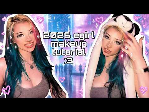 how i do my egirl makeup :3 (easy updated tutorial)