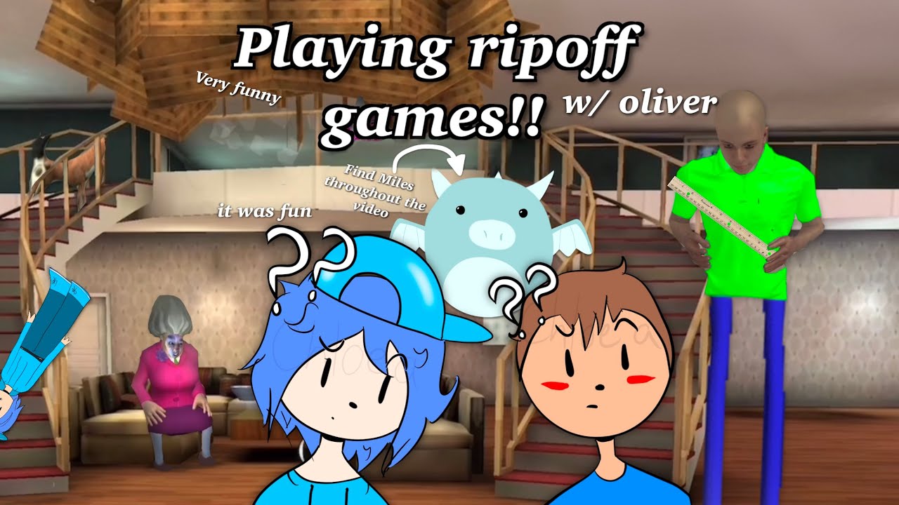 Playing ripoff games!! w/ Oliver (super funny video) - YouTube