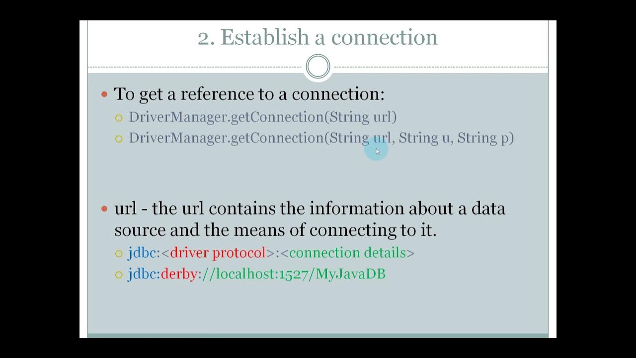OOP - JDBC Steps, Select and update using JDBC on Derby using Netbeans ...