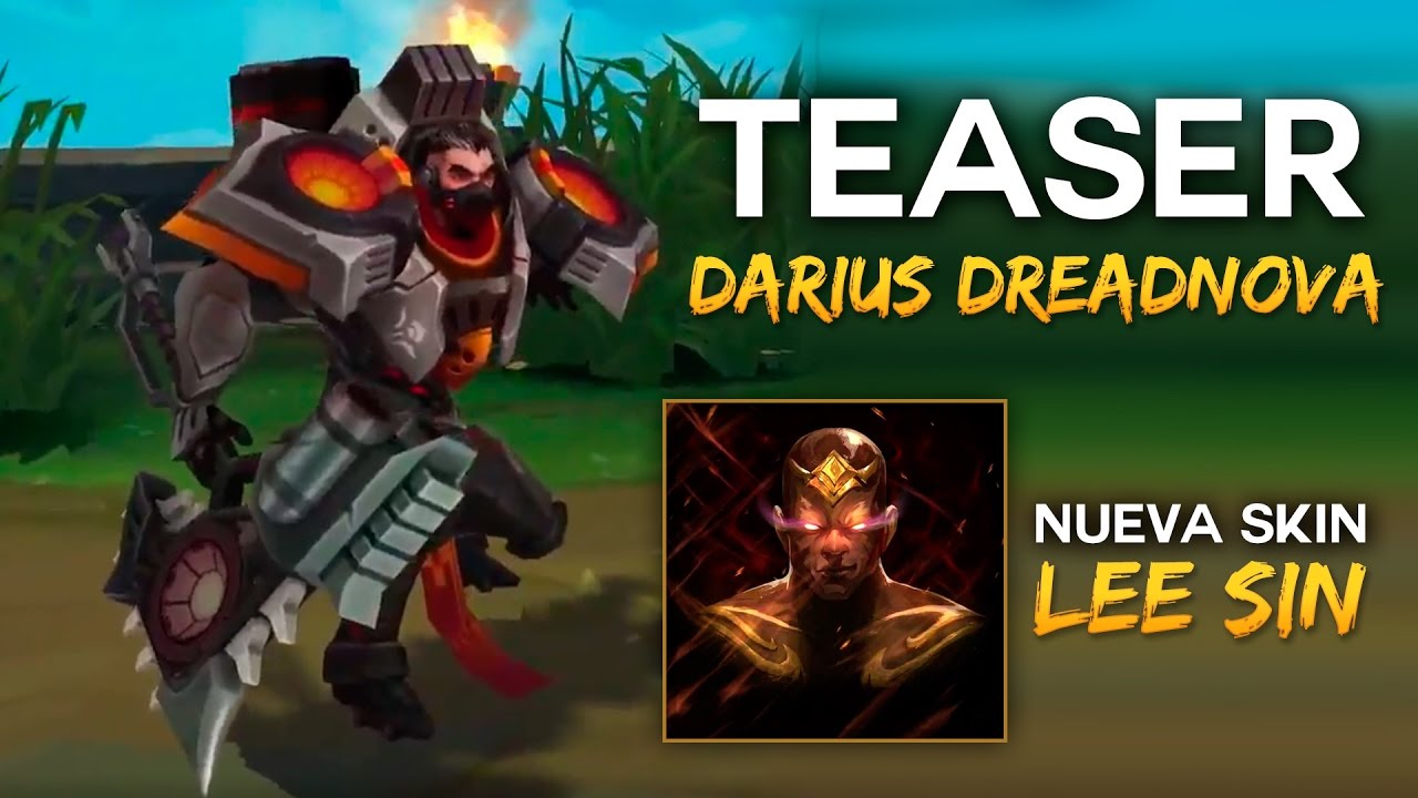 Teaser DARIUS DREADNOVA (+ Lee Sin Skin) | Noticias LOL - YouTube