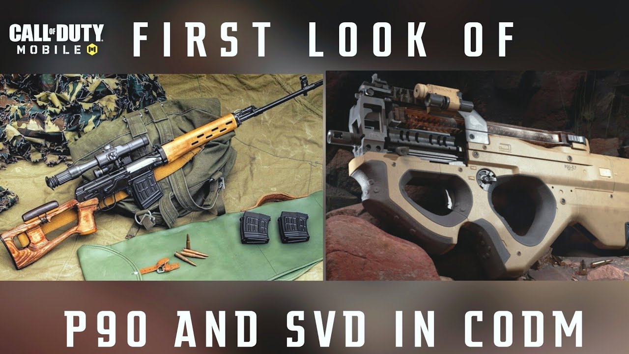 *NEW* SEASON 10 GUNS IN CODM | P90 AND SVD - YouTube