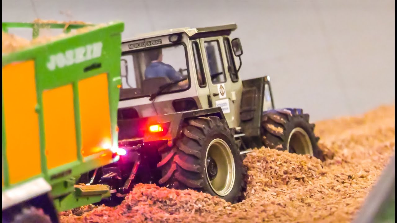 AWESOME RC farming! Modified RC Tractors and more in 1/32 scale! - YouTube