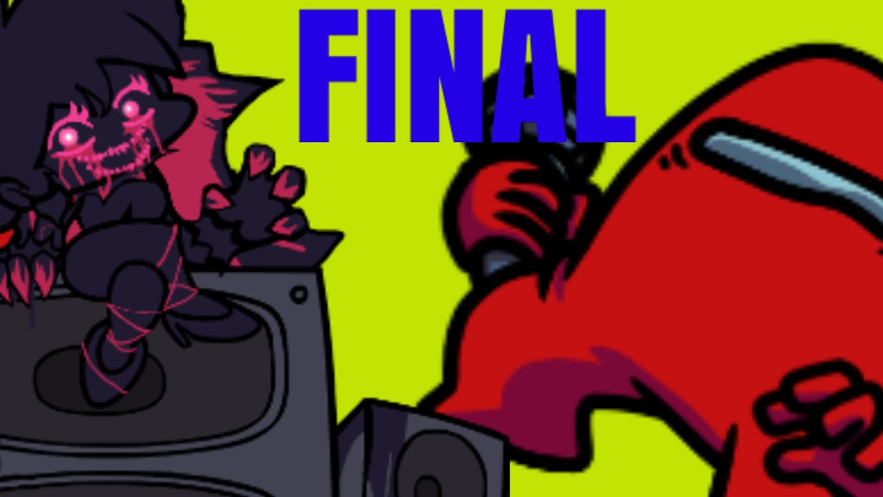 Friday night funkin mod red Crewmate Vs corrupted girlfriend FINAL ...
