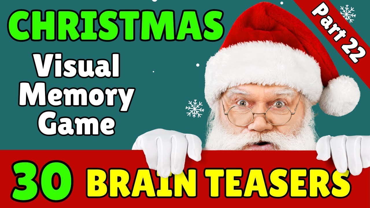 Christmas Visual Memory Test 🎅 Festive Brain Teaser 🎄 Part 22 - YouTube