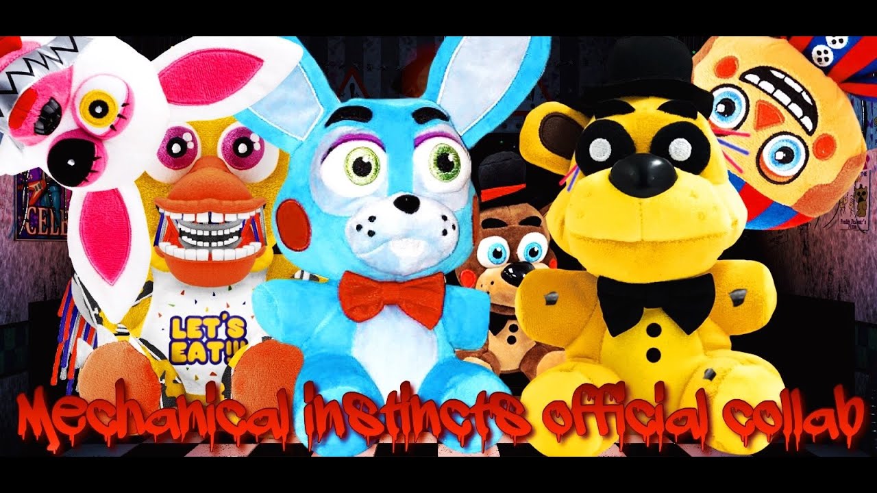 Official mechanical instincts fnaf plush collab - YouTube