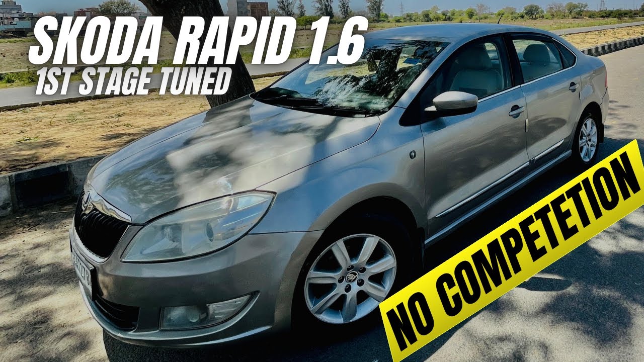 Skoda rapid 1.6 petrol I 1st stage tuned - YouTube