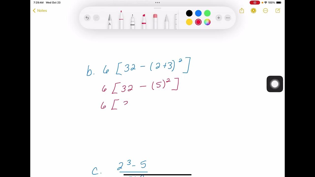 Order of Operations - Algebra - YouTube