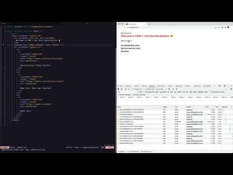 Remix Demo: HMR + Hot Data Revalidation - YouTube