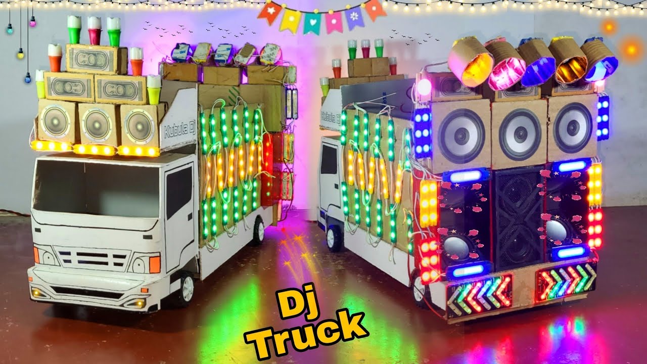 Mini dj truck loading At-Home | how to make big dj truck and light's ...