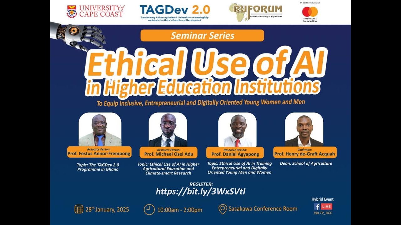 TVUCC LIVE STREAMING: ETHICAL USE OF AI IN HIGHER EDUCATION ...