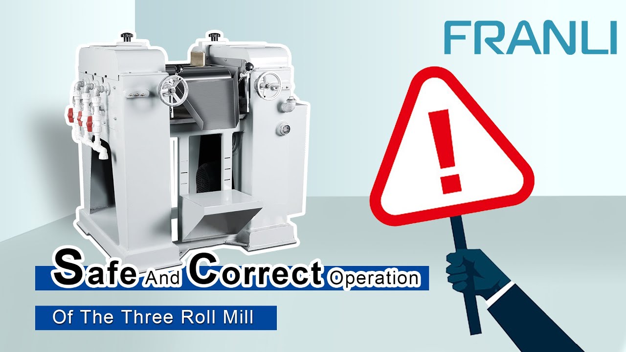 How to operate three roll mill reach 3um ? - YouTube