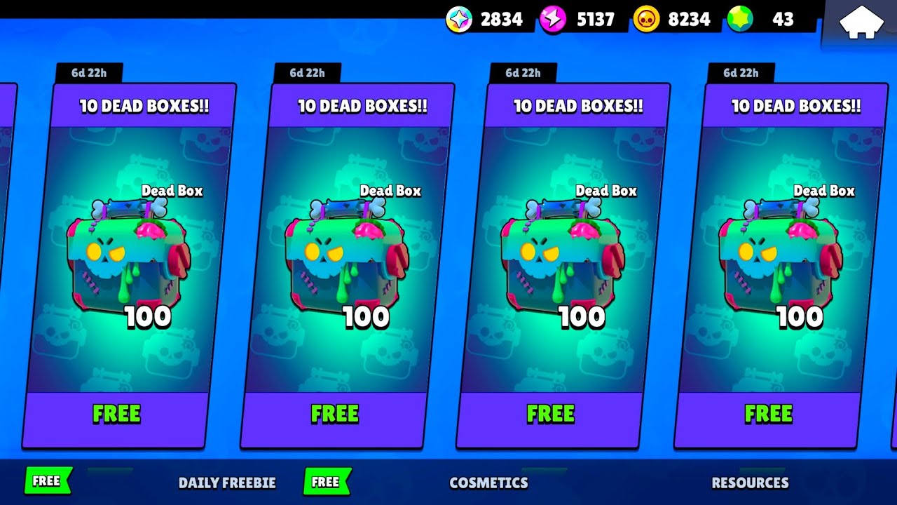 BRAWL STARS FREE DEAD BOXES!!😱 15 NEW BRAWLERS!! BRAWL STARS UPDATE ...