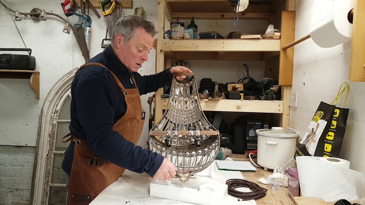 Antique Victorian Scone Light. - YouTube