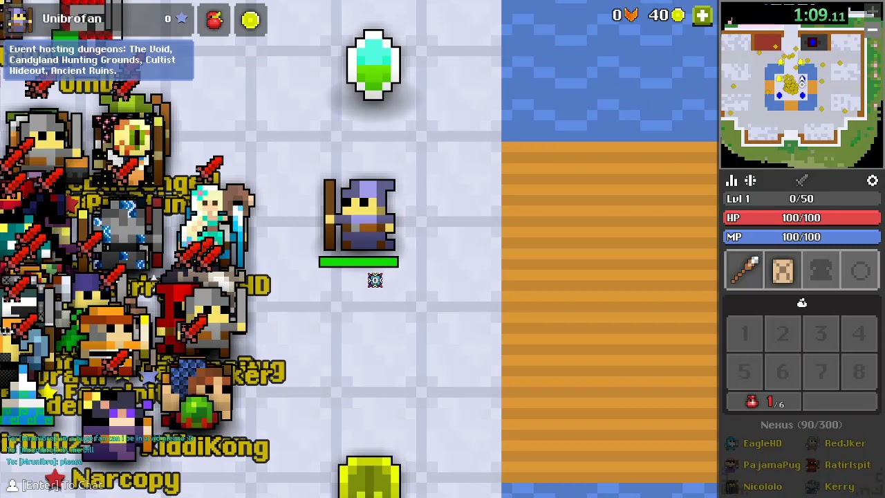 [RotMG] Ban Speedrun [WR] Sub 2 Minutes! - YouTube