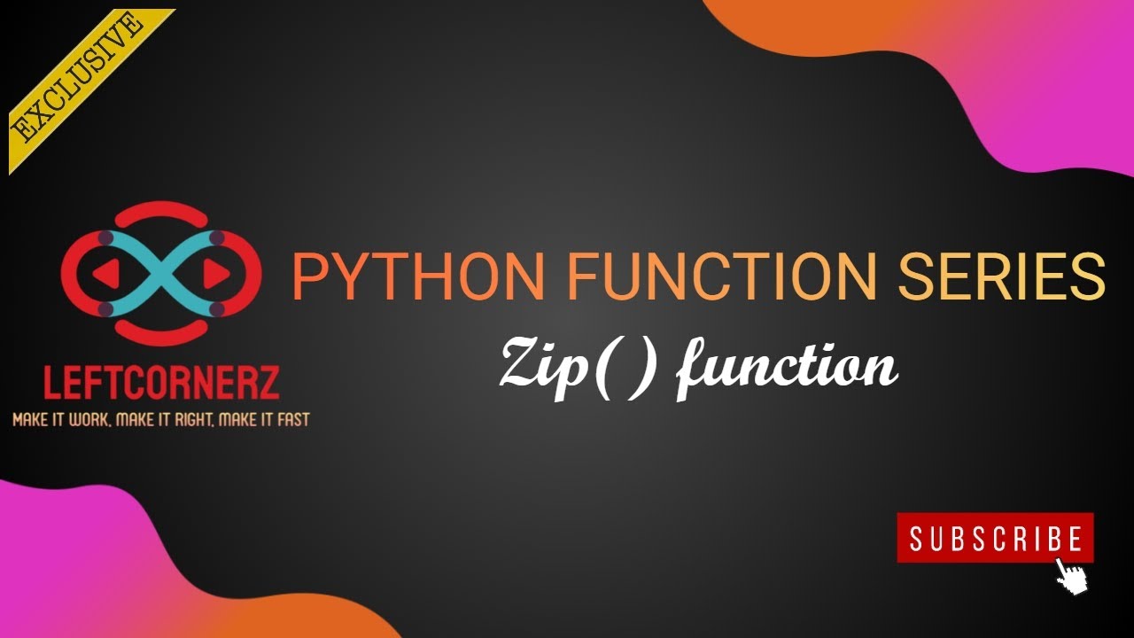 Zip Function In Python YouTube zip-function-in-python-youtube