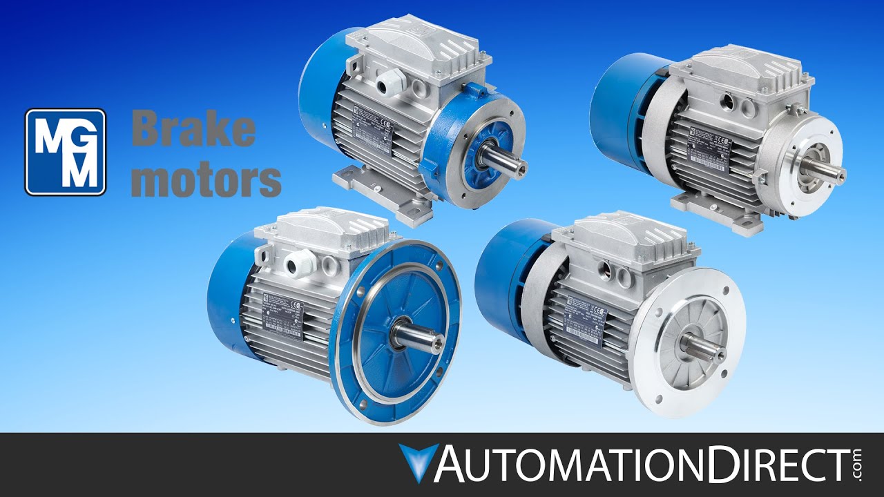 MGM Electric IEC Motors & Brake Motors from AutomationDirect - YouTube