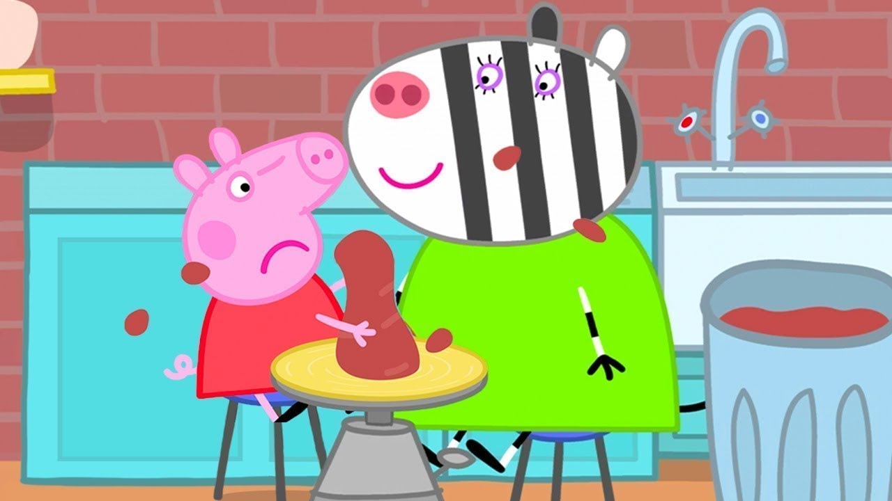 The Pottery Class 🏺🐷 Peppa Pig And Friends - YouTube