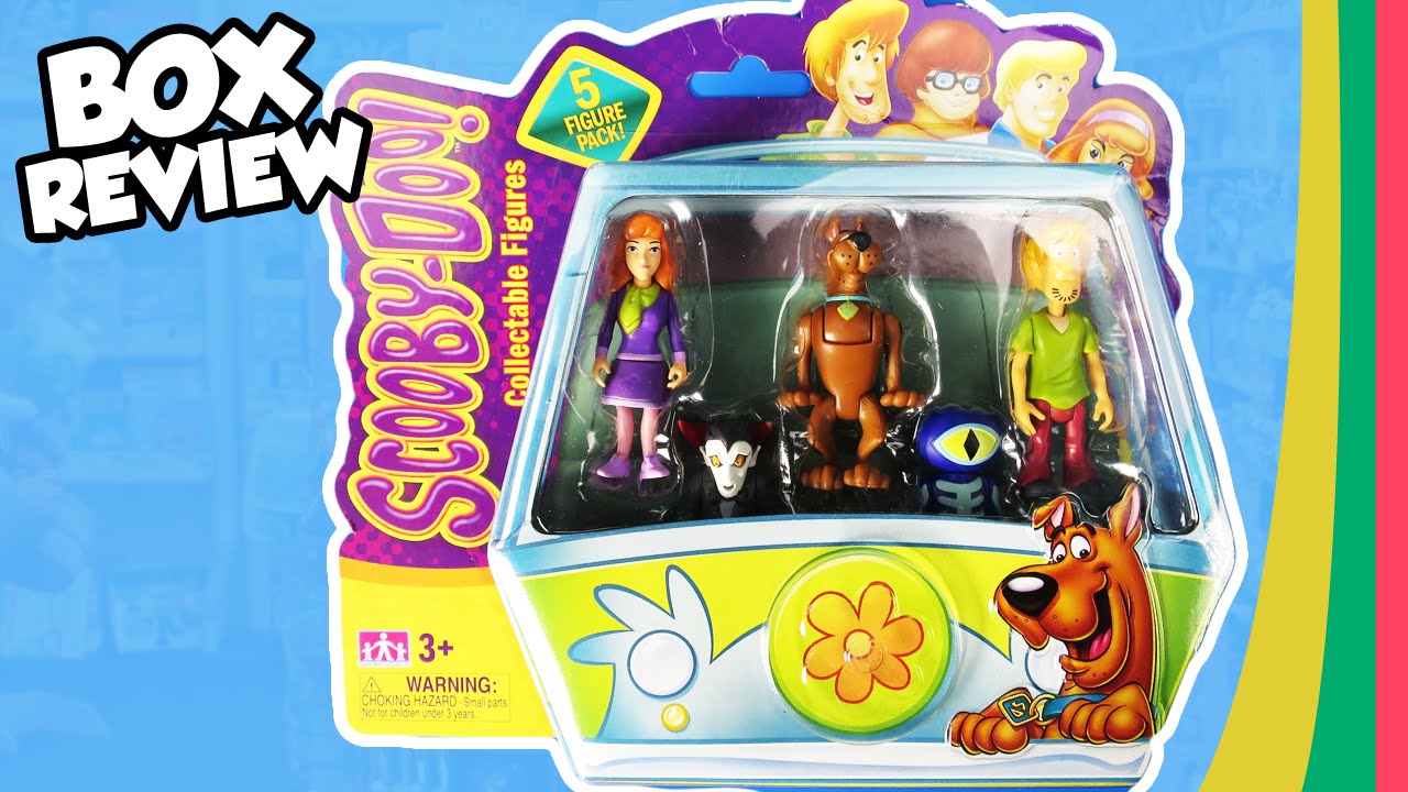 SCOOBY DOO Mystery Minis 5 Figure Pack Scooby Shaggy Dracula Daphne and ...