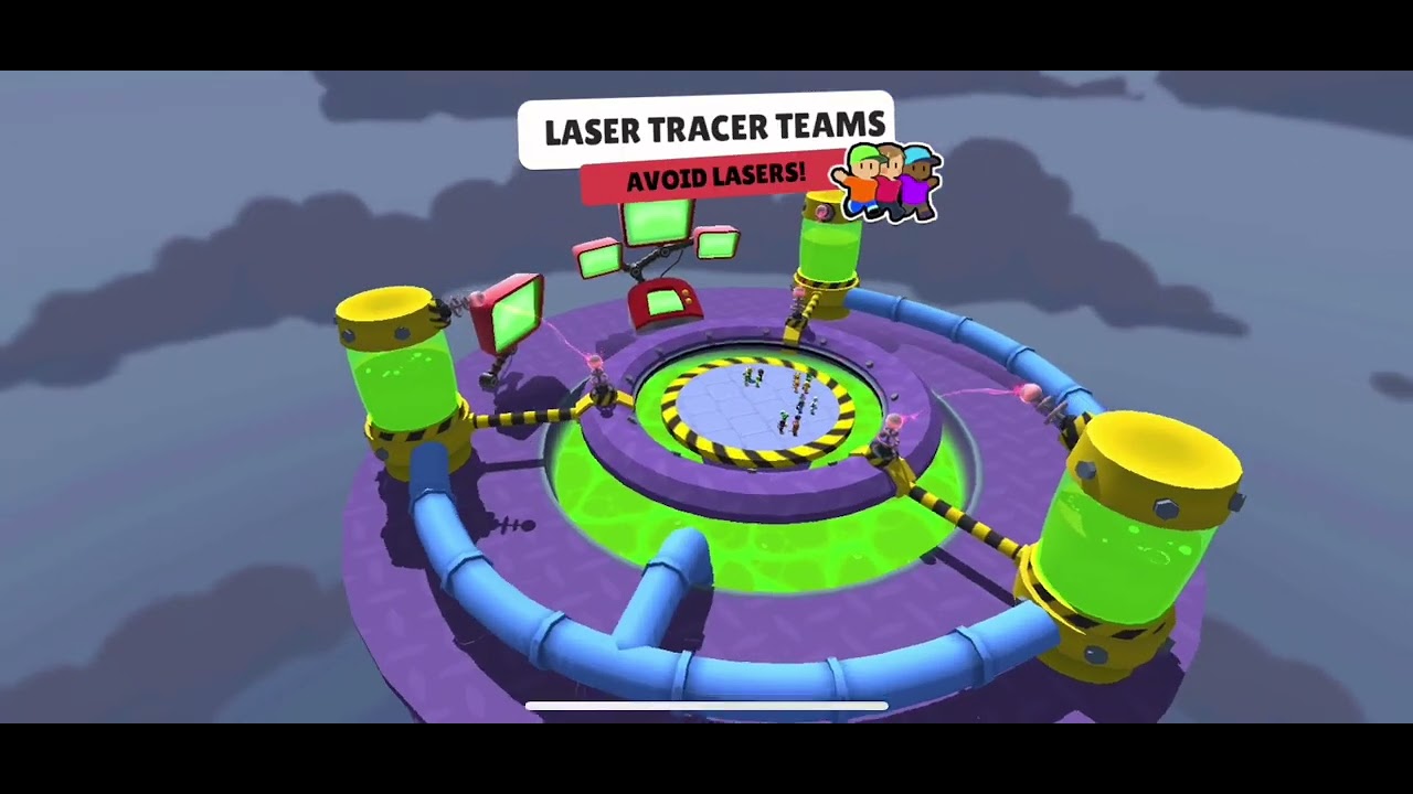 Stumble guys (Laser Tracer Teams event gameplay) - YouTube