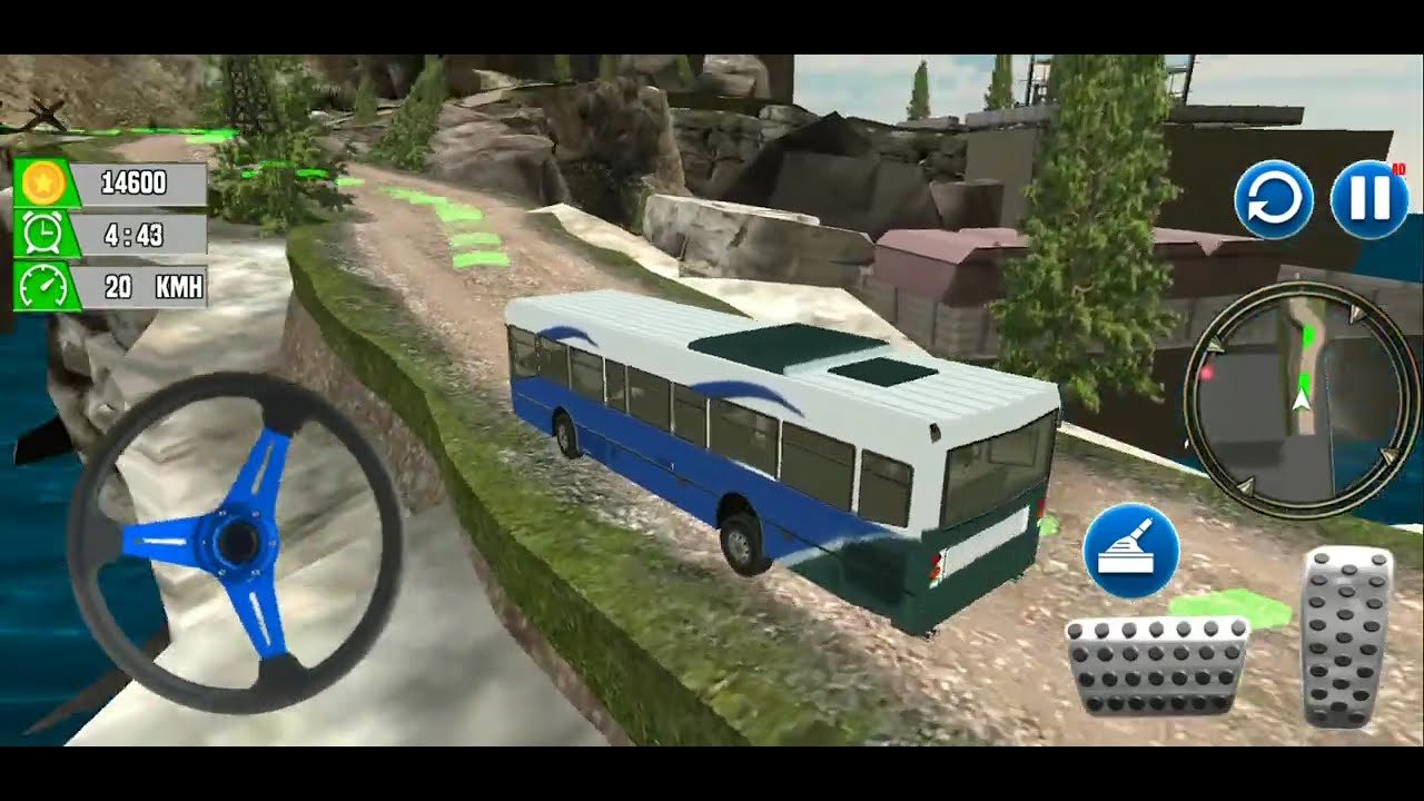 BUS GAME 2024-OFFROAD BUS DIVING - YouTube