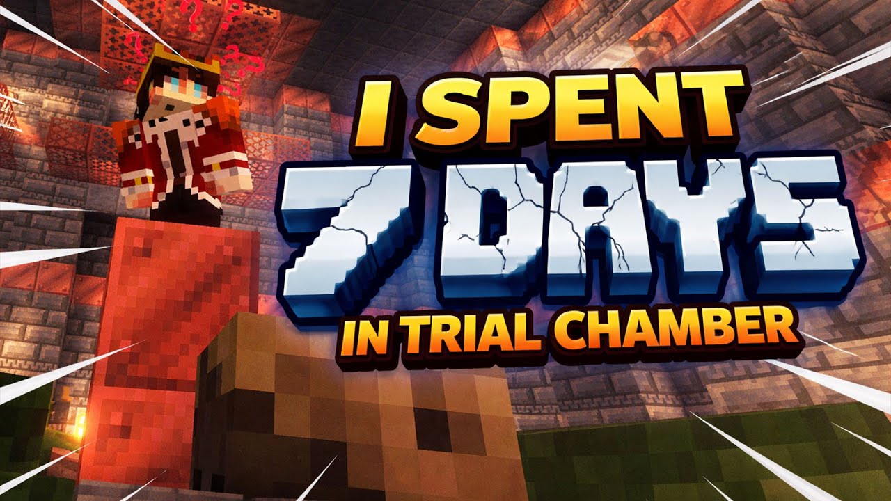 I Spent 7 Real Life Days Stuck Inside A Minecraft Trial Chamber - YouTube