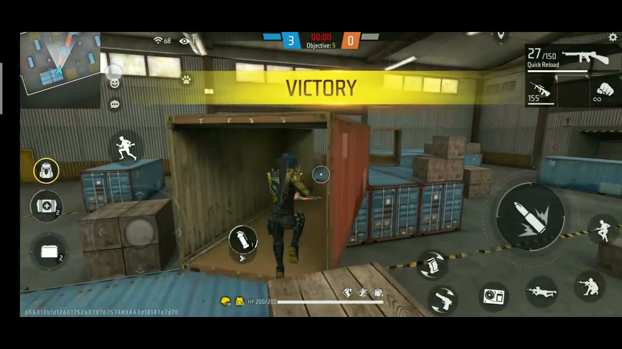 Free fire first match in YouTube channel. - YouTube