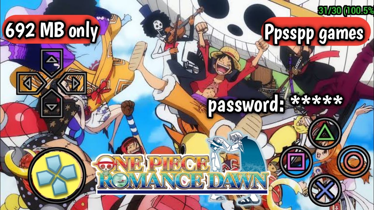 One Piece - Romance Dawn - Bouken No Yoake PSP (part:01) #ppsspp_games ...