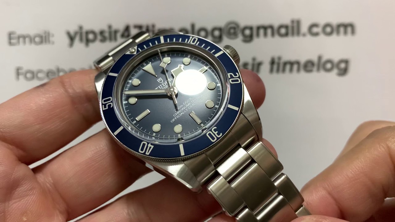 TUDOR BLACK BAY BB58 BLUE 39mm - YouTube