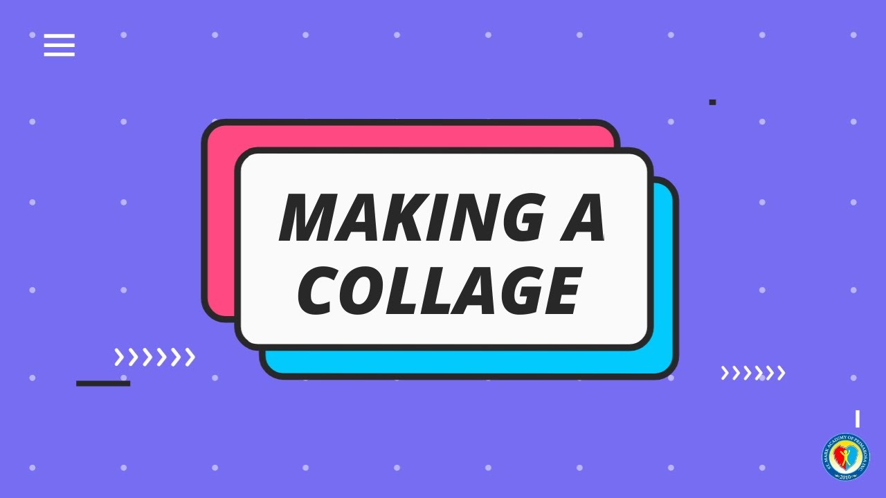 MAKING A COLLAGE YouTube making-a-collage-youtube