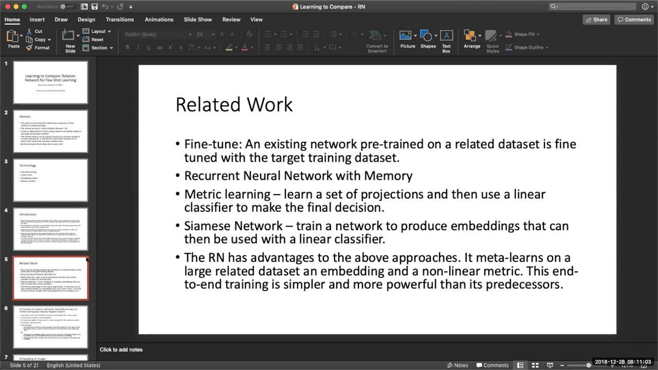 Learning to Compare: Relation Network for Few-Shot Learning - YouTube