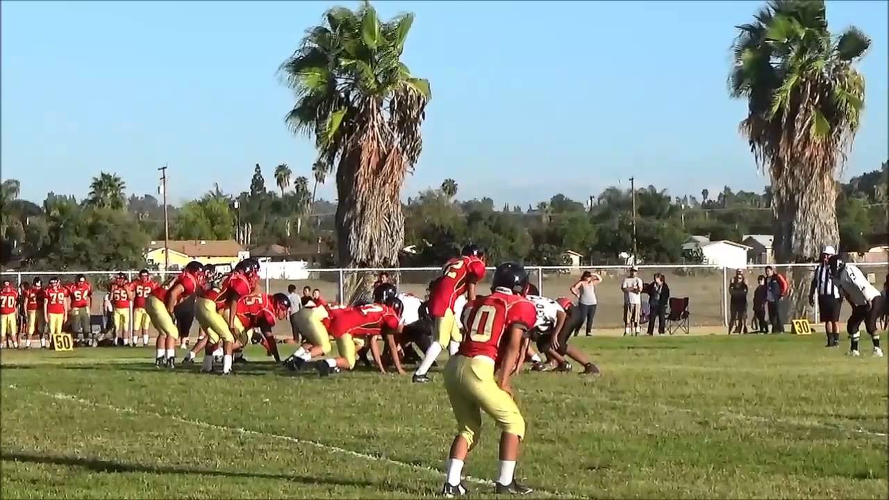Sierra Vista VS Workman Freshman Football Highlights 2015 2016 - YouTube
