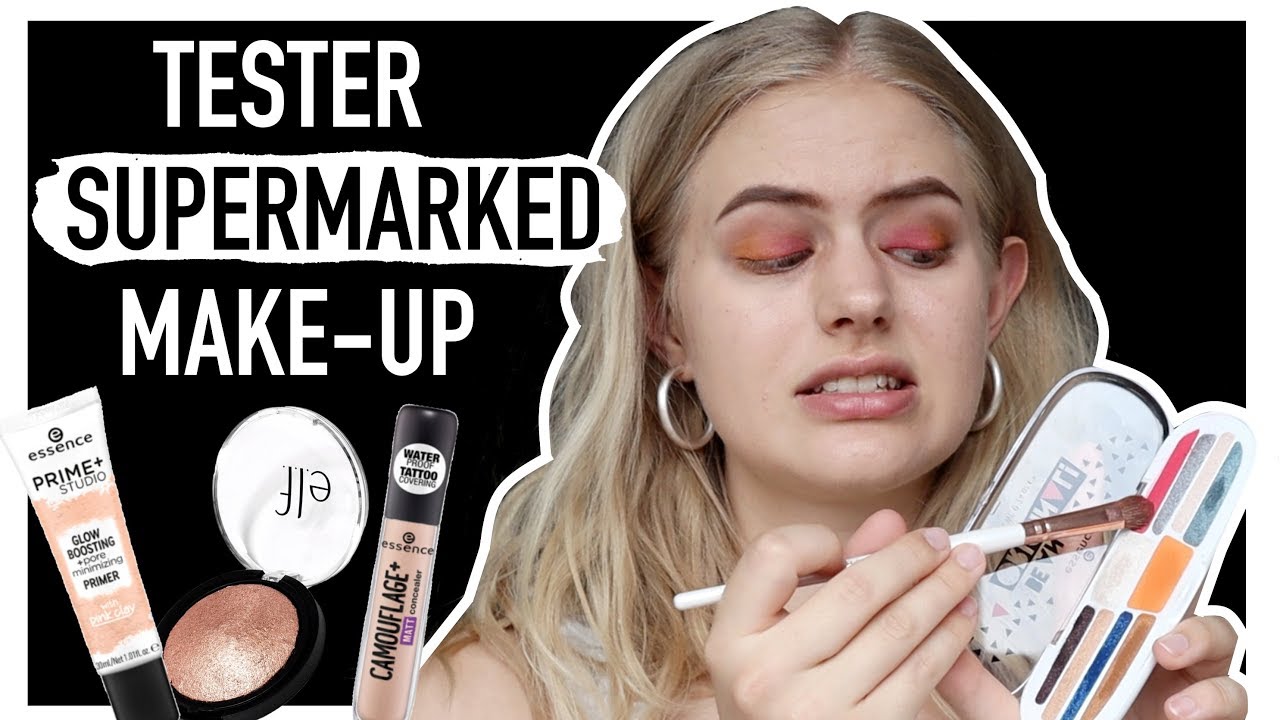 TESTER MAKE-UP FRA SUPERMARKED - YouTube
