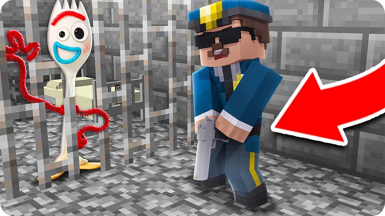 FORKY ES ENCARCELADO EN LA PRISIÓN EN MINECRAFT 😱 - YouTube