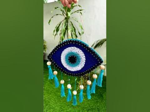 Evil Eye String Art: Ward off Negativity with Stunning DIY Wall Decor. #diy #evileye #homedecor ...