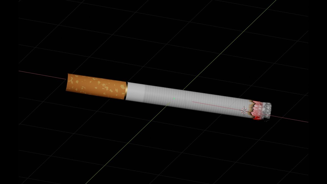 Blender Cigarette procedural textures - YouTube