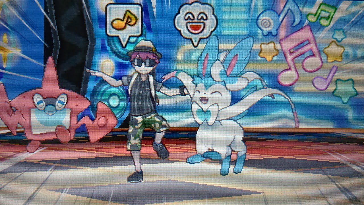 Pokémon USUM:☀️🌙Double Battle ~ Hyper Voice 🎀Sylveon🎀 - YouTube