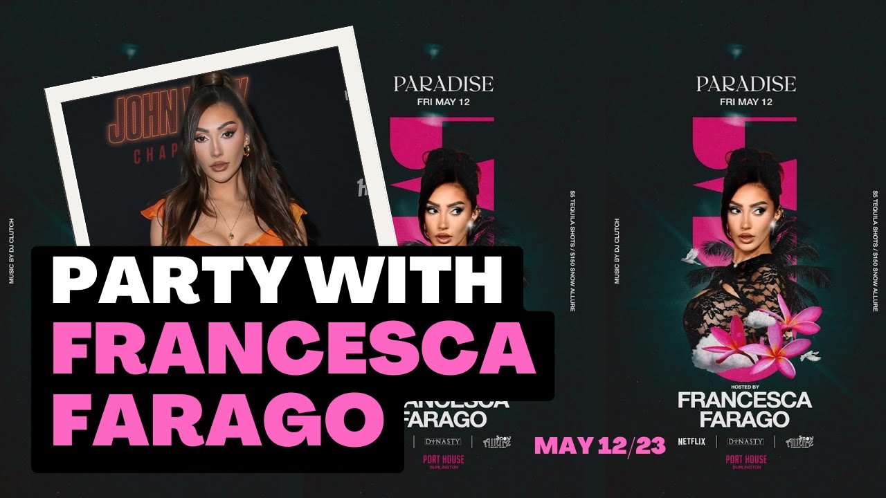 PARTY with NETFLIX STAR - FRANCESCA FARAGO - YouTube