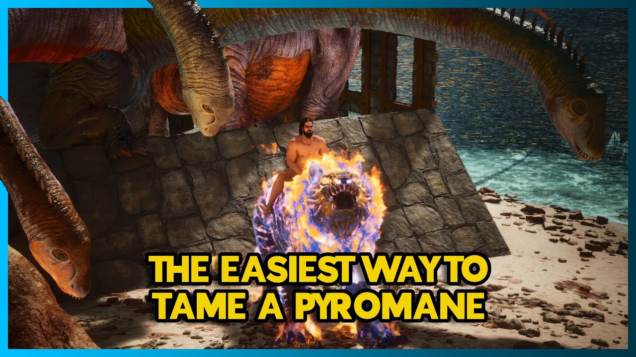 New most effective way to tame a Pyromane! {ARK SURVIVAL ASCENDED ...