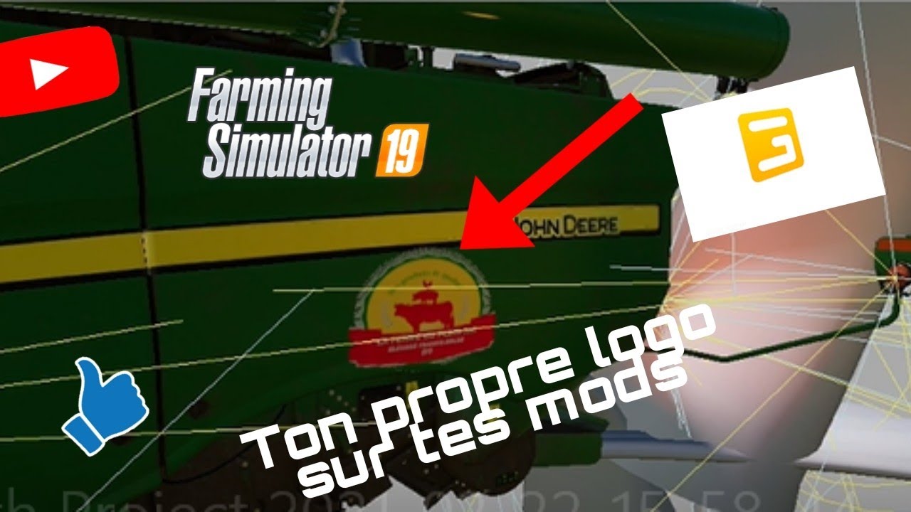 Tuto-Mettre tes propres logo de tes véhicules dans fs19 - YouTube