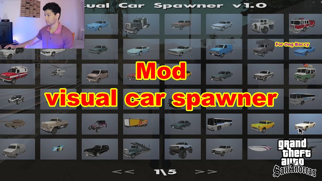 Mod ver fotos dos veículos antes de selecionar (Visual Car Spawner) Mod ...