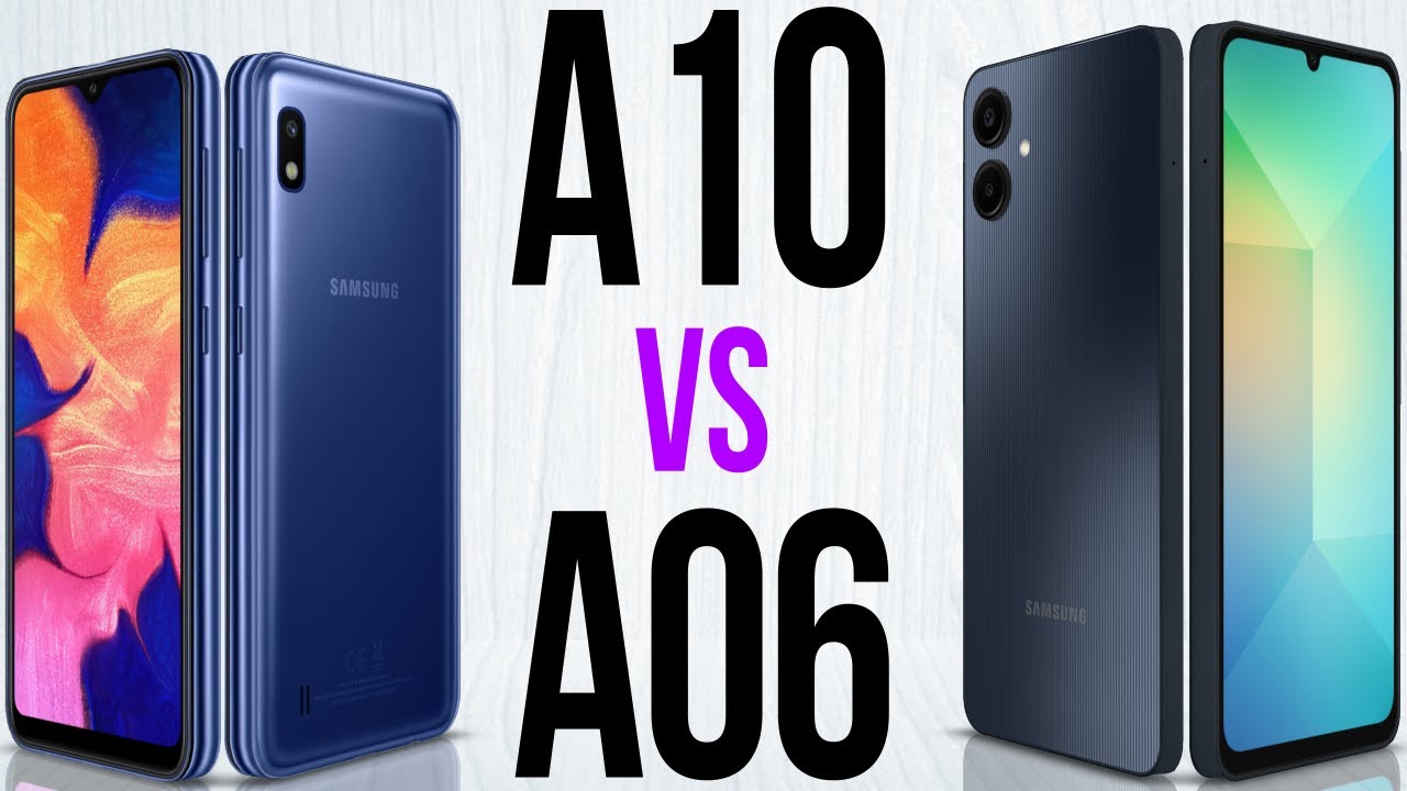 A10 vs A06 (Comparativo & Preços) - YouTube