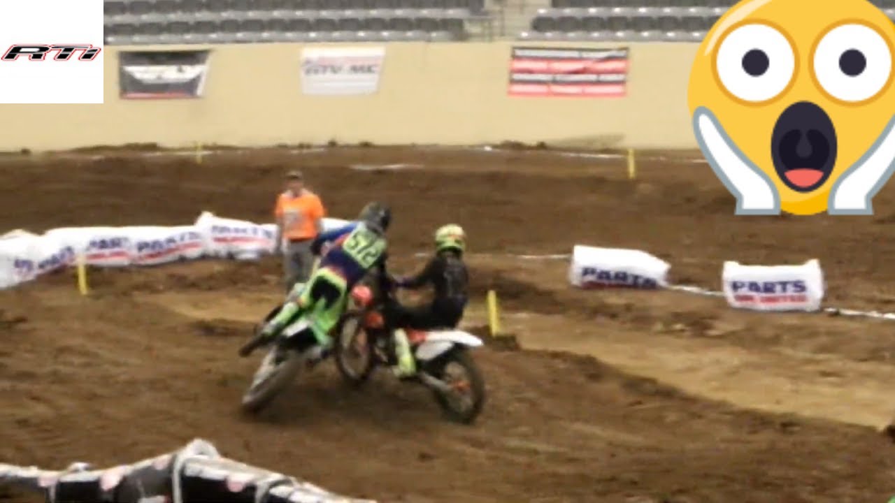 Kyle Jenkins Collegeboy Crash - Lexington Arenacross 2019 - Tri State ...