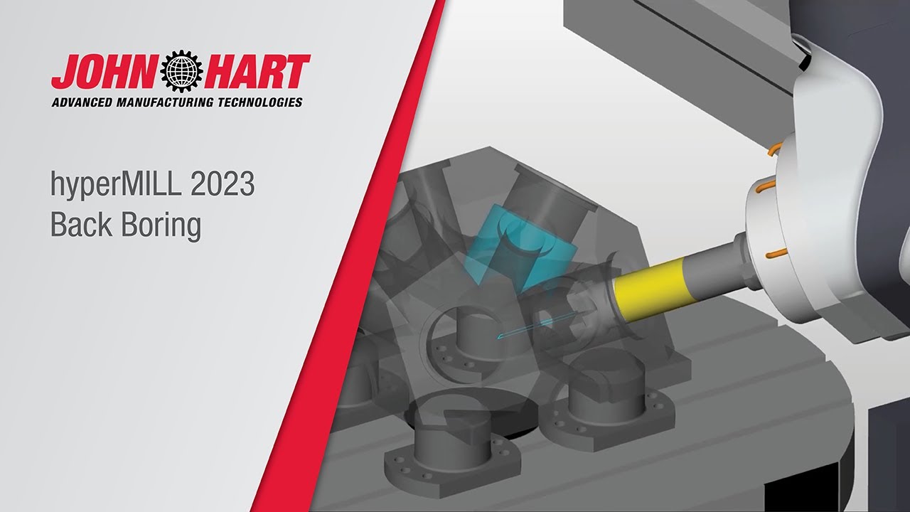 What's New in hyperMILL 2023? - Back Boring - YouTube