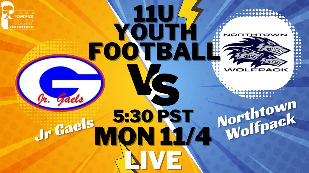 NYS Monday Night Youth Football - 11u Jr Gaels v 11u Northtown Wolfpack ...