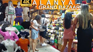 Alanya Grand Bazaar 2024 I Fake Market Walking Tour I Antalya Shopping ...