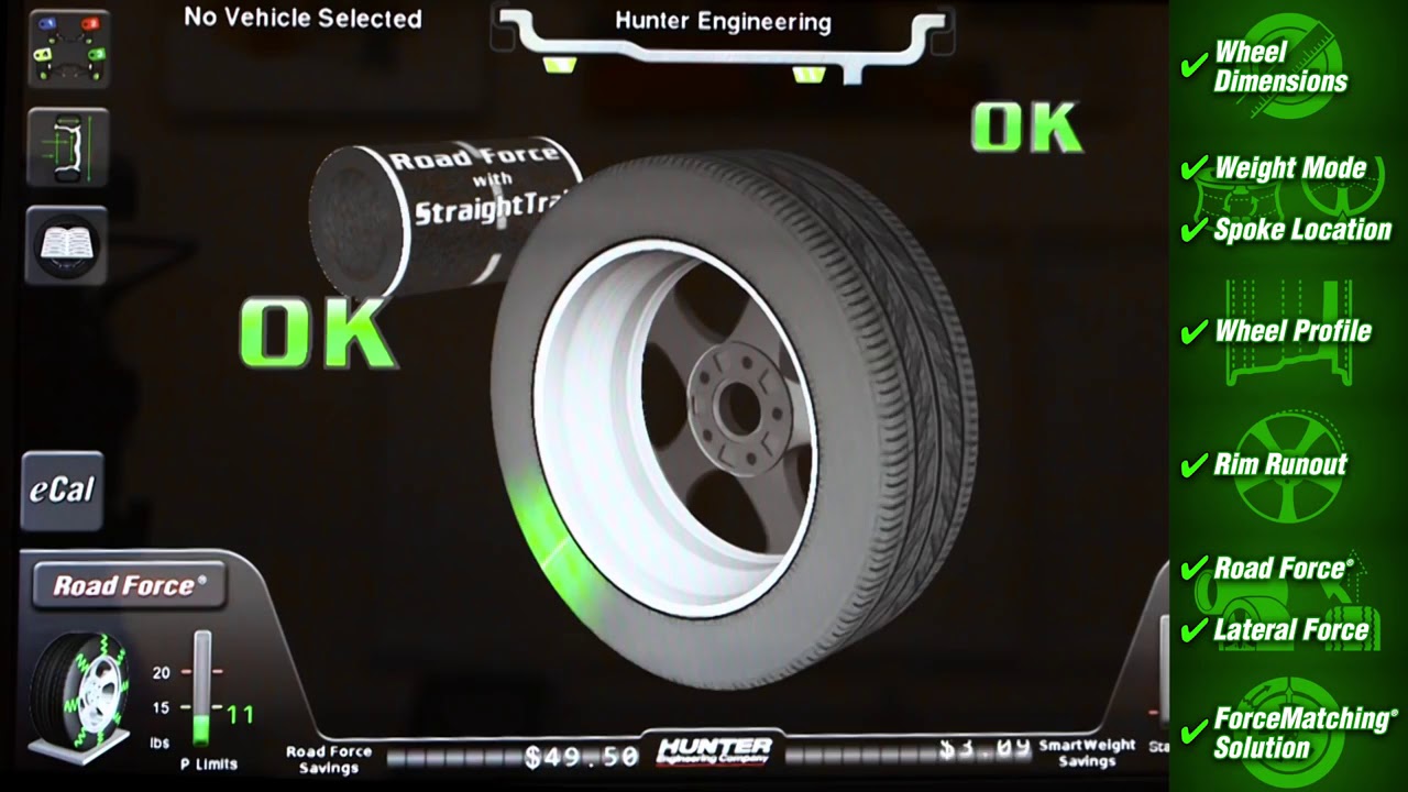 Using the Road Force Elite Diagnostic Wheel Balancer from Hunter ...