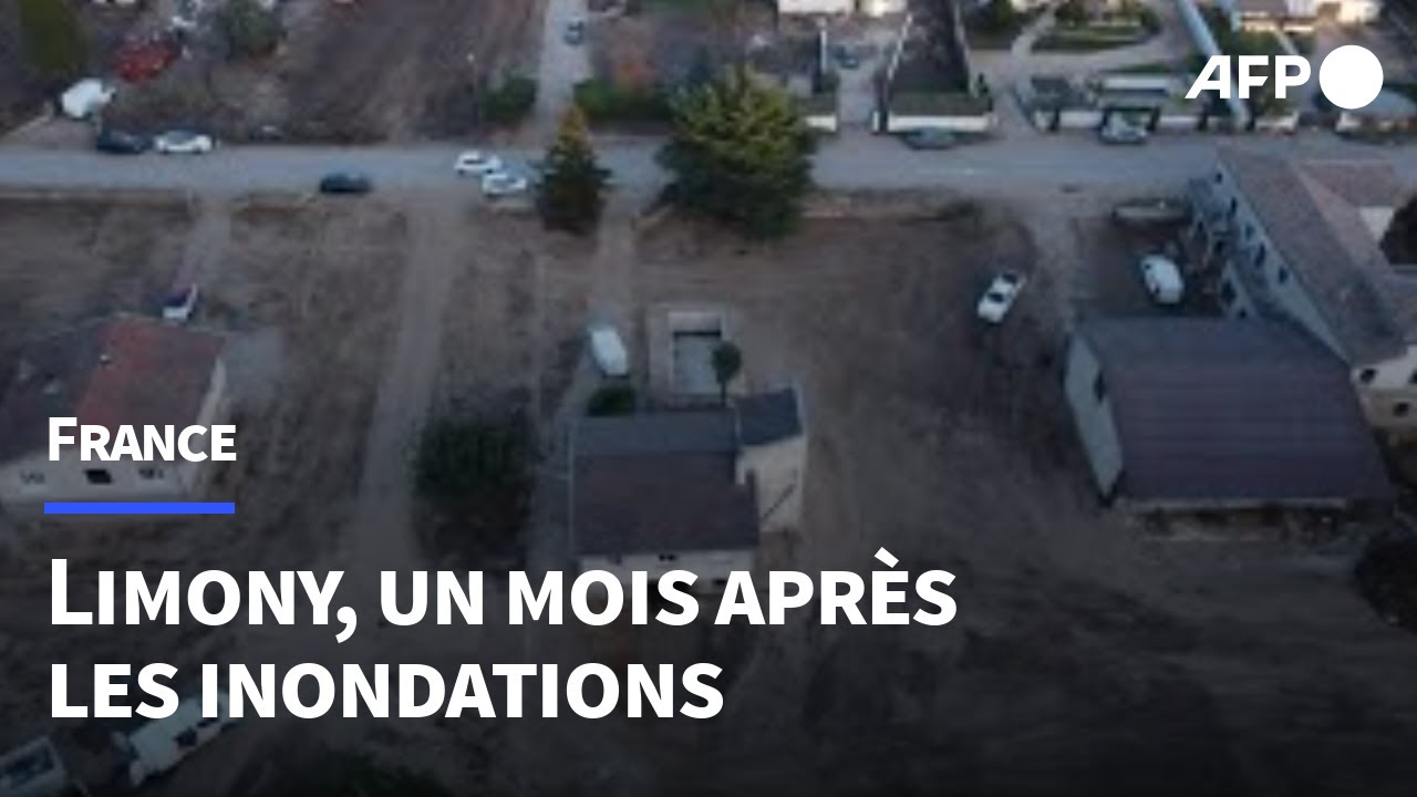 Limony, "chantier" à ciel ouvert un mois après les inondations en ...