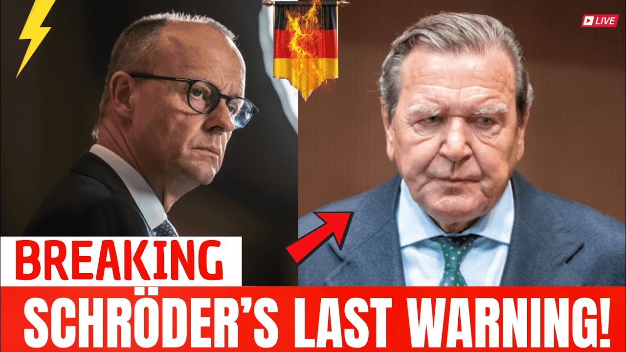🚨BREAKING🚨 Gerhard Schröder’s Last Warning – Before It’s Too Late ️💣 ...