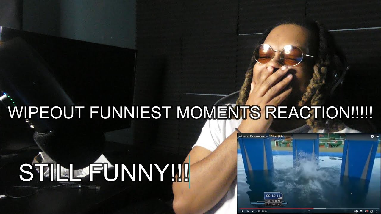 WIPEOUT FUNNIEST MOMENTS REACTION - YouTube